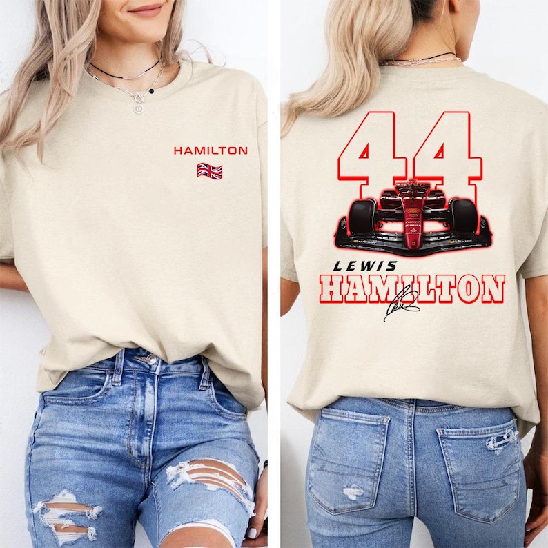 Lewis Hamilton Formula One Sweatshirt, F1 Two Sides Shirt, Lewis ...