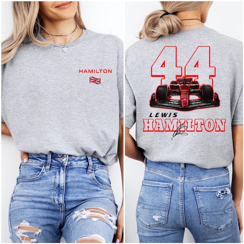 Lewis Hamilton Formula One Sweatshirt, F1 Two Sides Shirt, Lewis ...