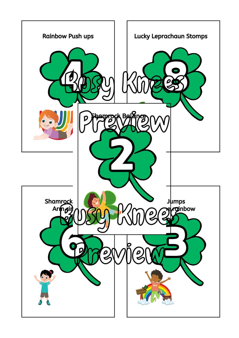 Shamrock Shuffle St Patricks Day Game for PE, Movement Break, and Brain ...