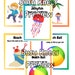 Summer Movement Break Cards, Brain Break Cards, Movement Break ...