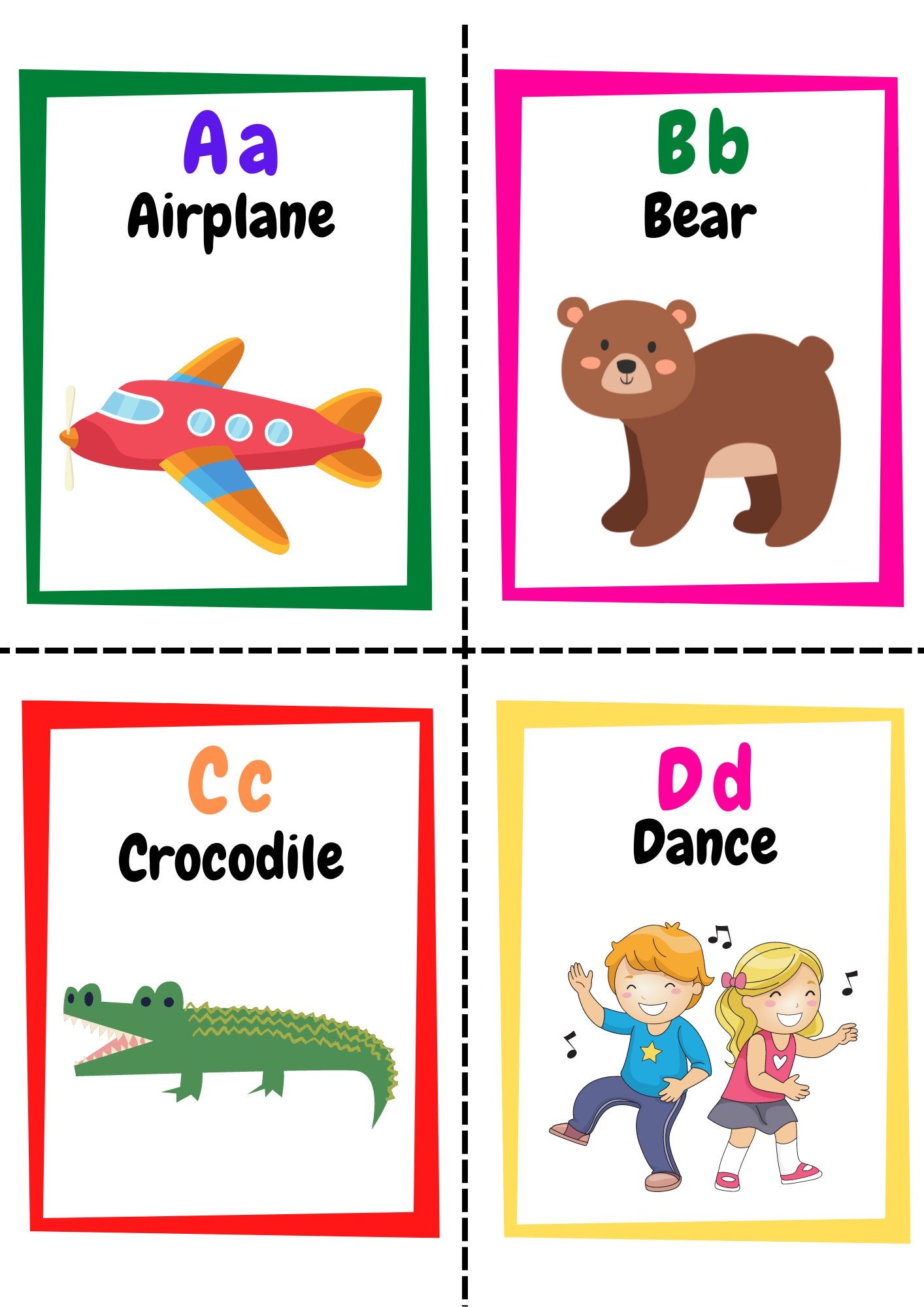 Alphabet Game, Movement Break Cards, Brain Break Cards, and Printable ...