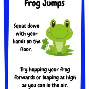 Movement Break Cards, Brain Break Cards, Movement Break Printable ...