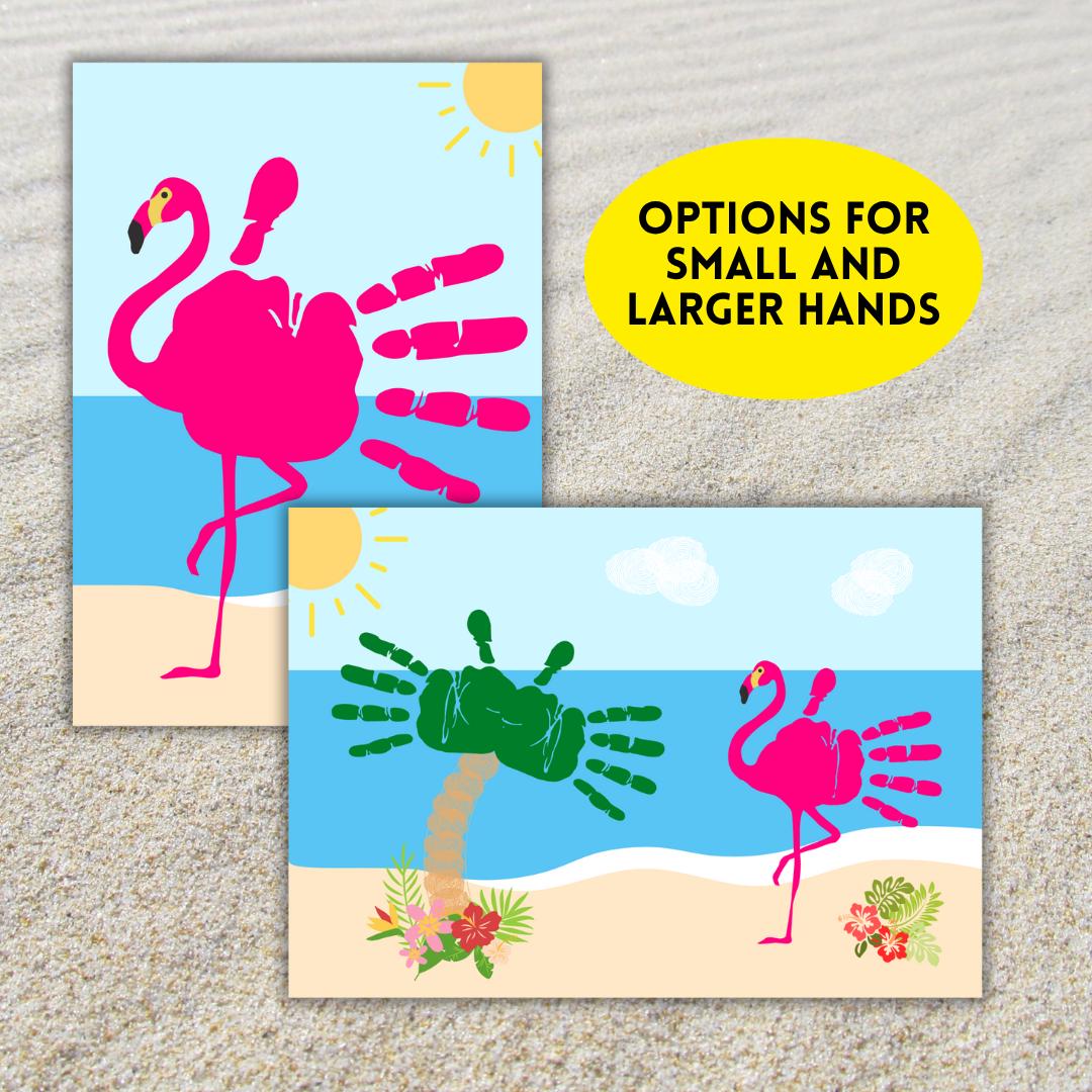 Summer Handprint Art, DIY Kids Craft, Toddler Activity - Etsy