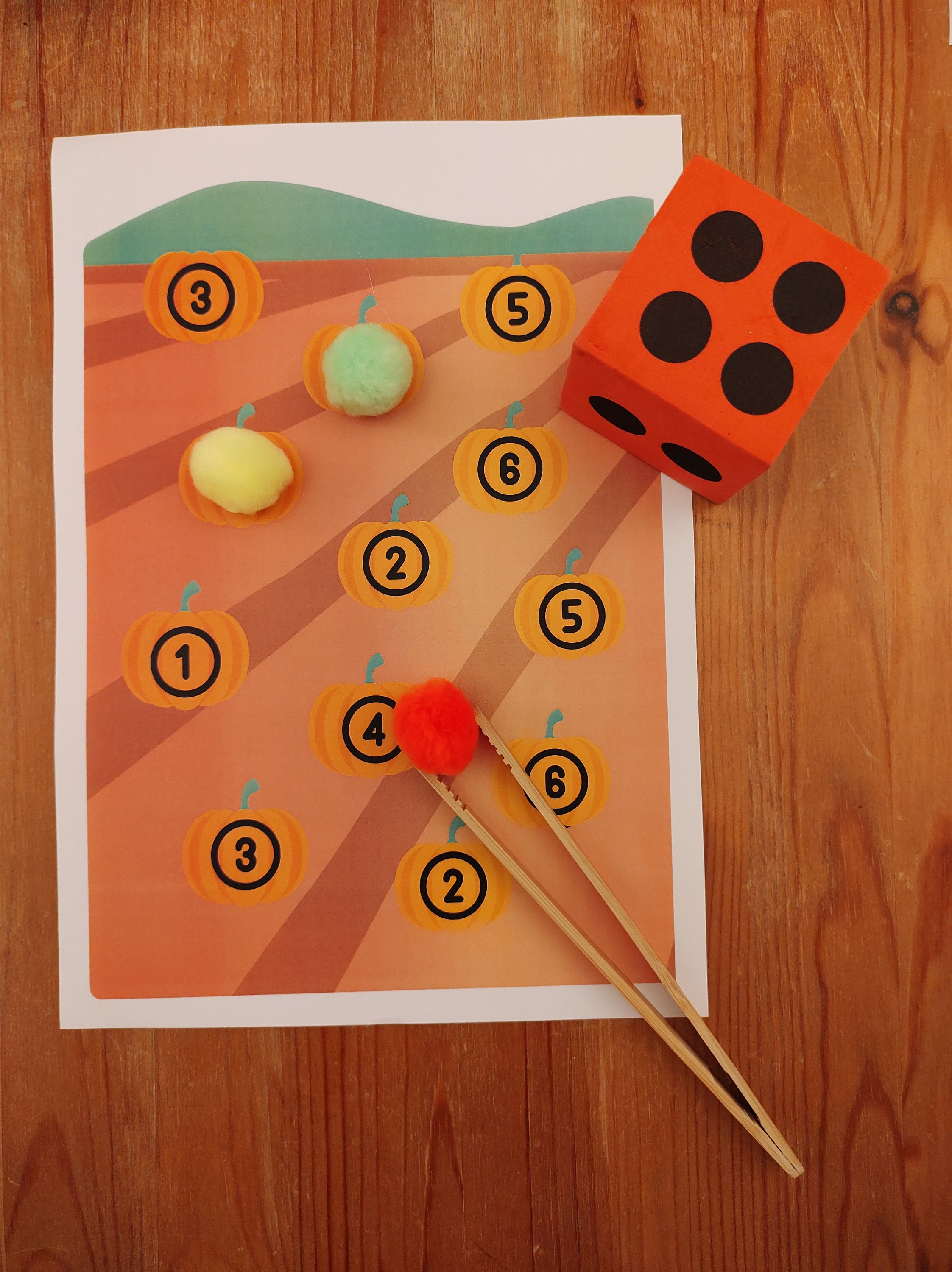 Fall Fine Motor Skills Printable, Sensory Printable, Sensory Bag, Fall ...