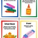 Back to School Printable Game Preschool Activity Kindergarten Activity ...