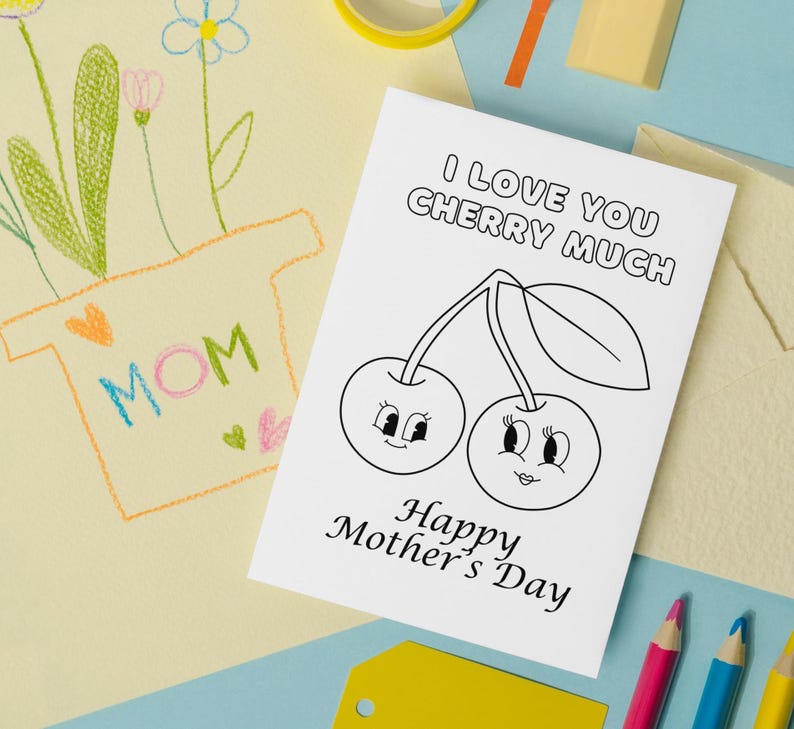Printable Mother's Day Card Cute Mother's Day Card From Kid and Last ...