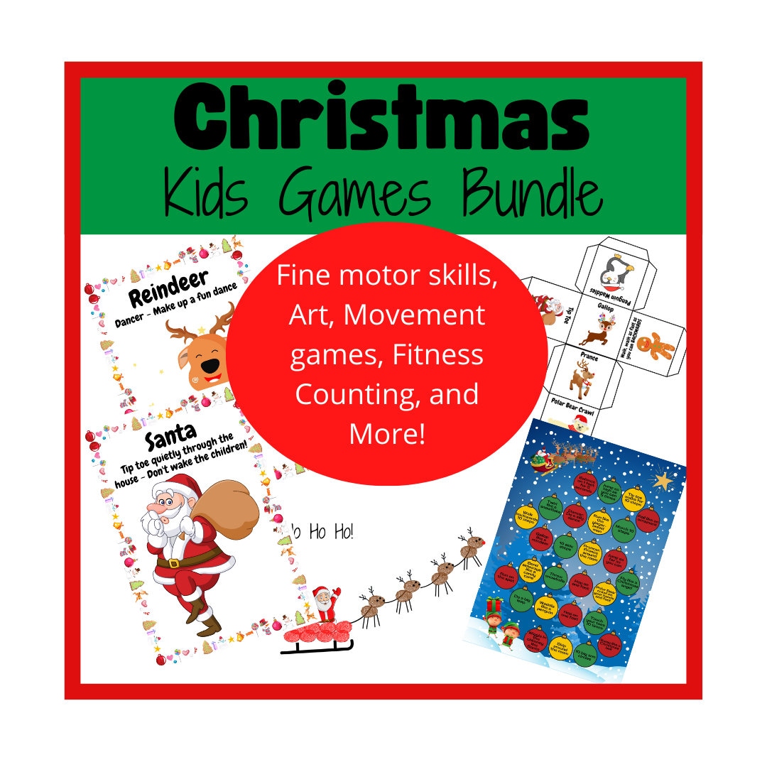 Christmas Activities for Kids Bundle - Christmas Games and Activities ...