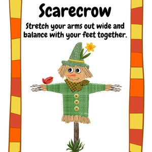 Fall Movement Cards and Brain Break Cards, Autumn Game, Fall Printable ...