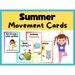 Summer Movement Break Cards, Brain Break Cards, Movement Break ...