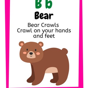 Alphabet Game, Movement Break Cards, Brain Break Cards, and Printable ...