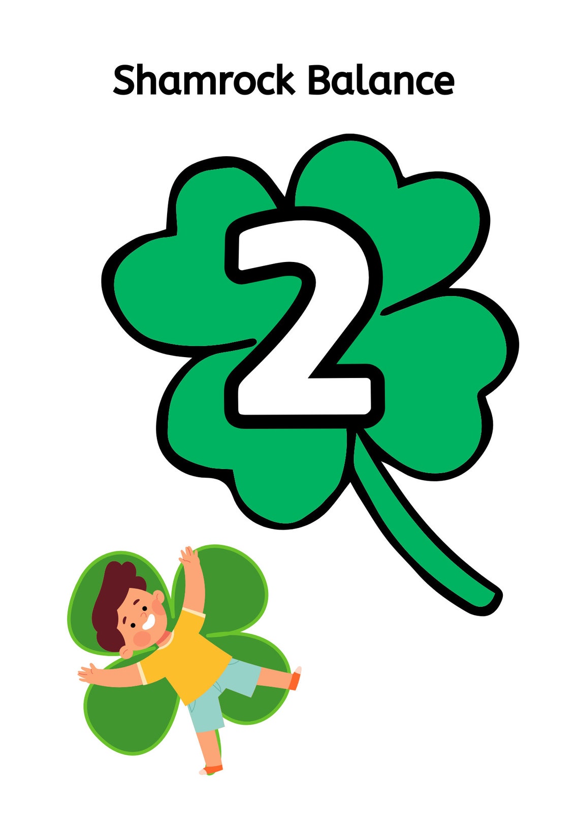 Shamrock Shuffle St Patricks Day Game for PE, Movement Break, and Brain ...