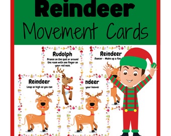 Gingerbread Man Movement Break Cards, Brain Break Cards, Movement Break ...