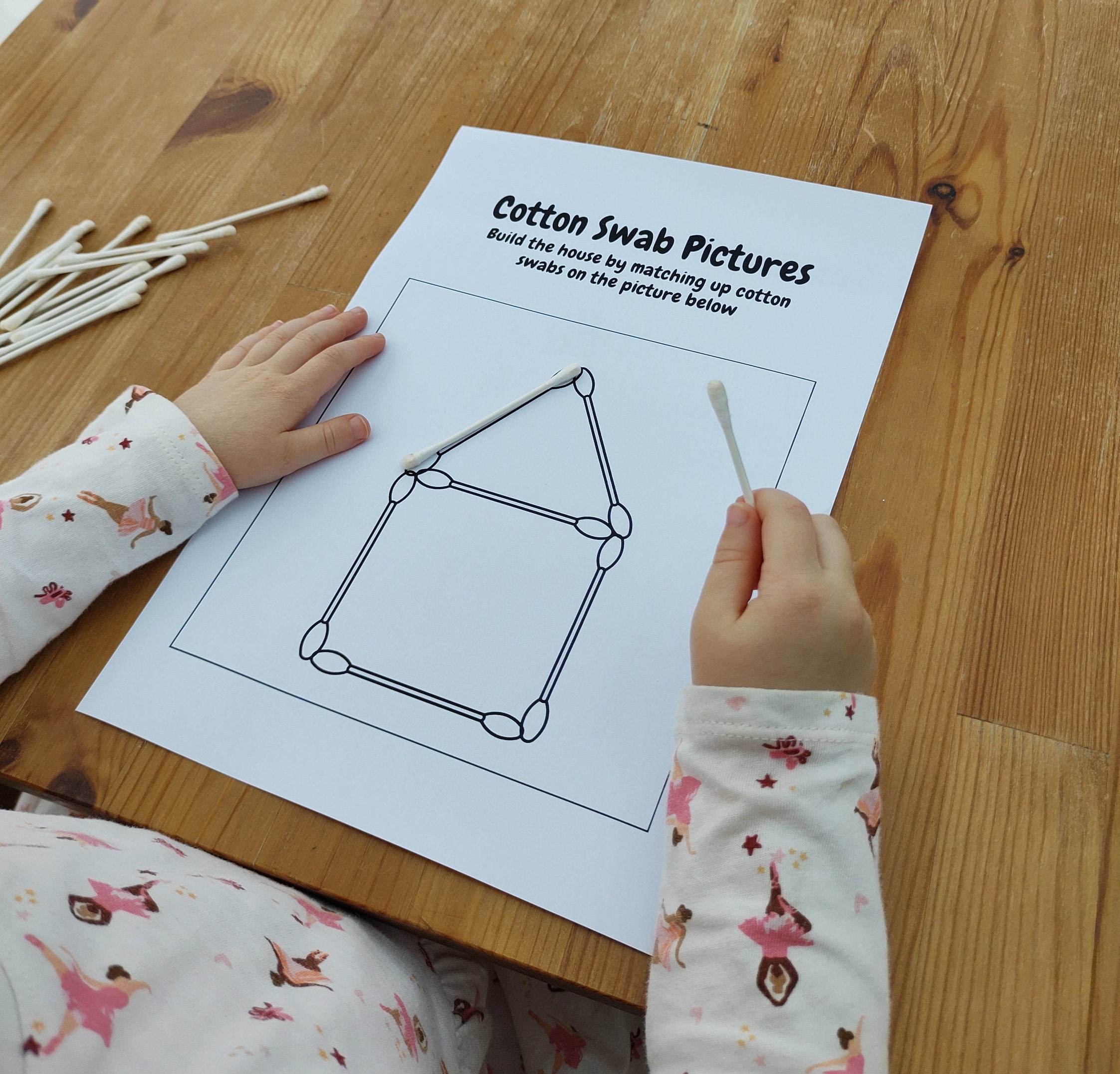Fine Motor Activities With Q-tip for Preschool and Kindergarten Kids ...