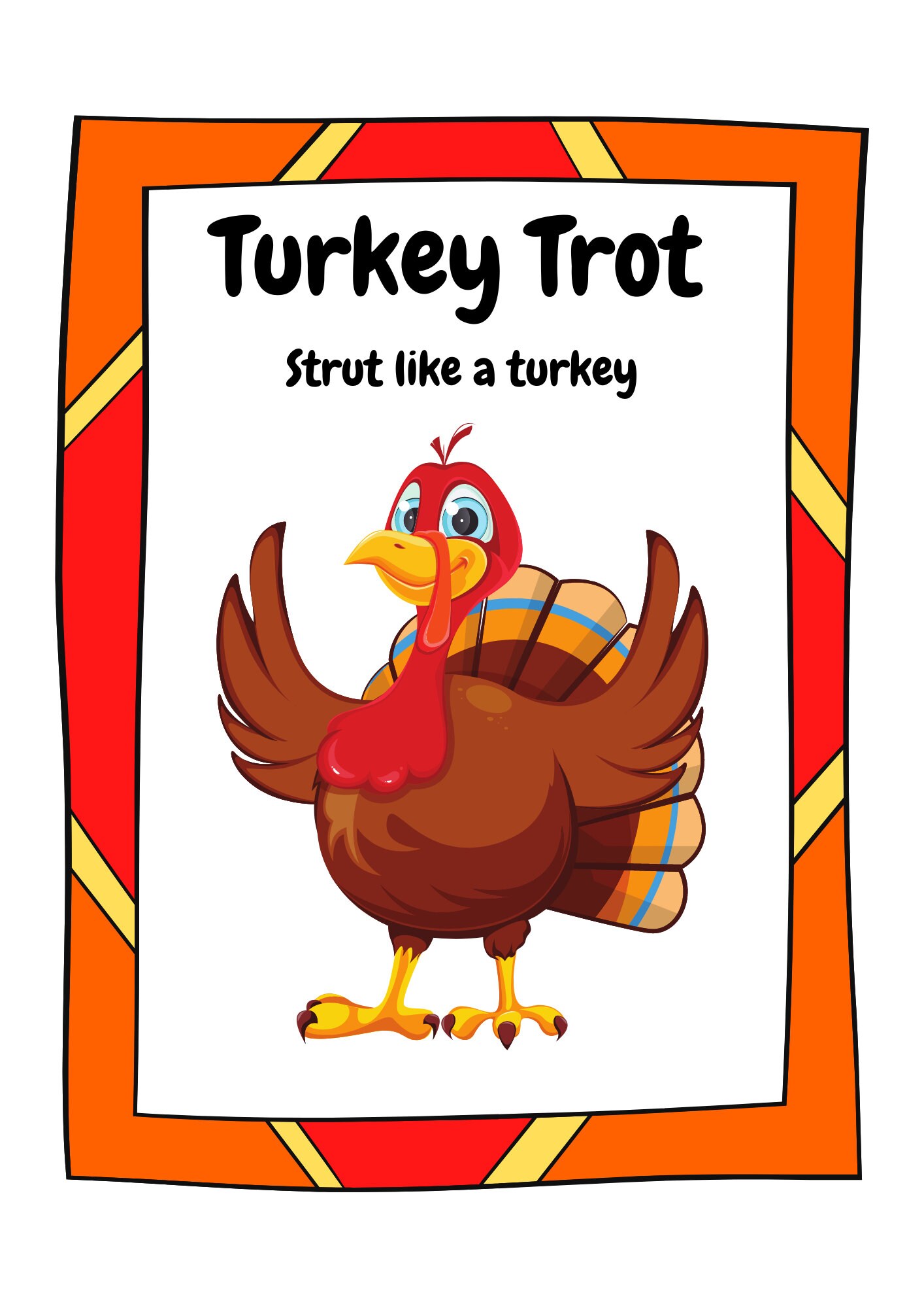 Thanksgiving Movement Cards and Brain Break Activity, PE Activity Cards ...