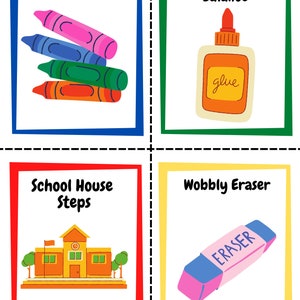 Back to School Printable Game | Preschool Activity | Kindergarten ...