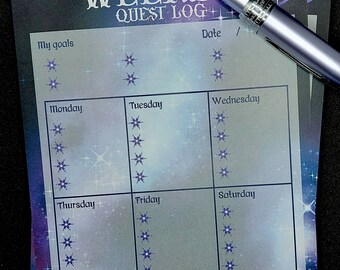 Quest Log Notepad - Etsy