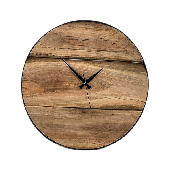 Wood Frame Wall Clock - Etsy
