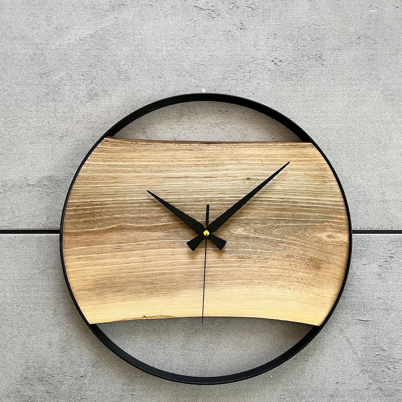 Wood Clock - Etsy