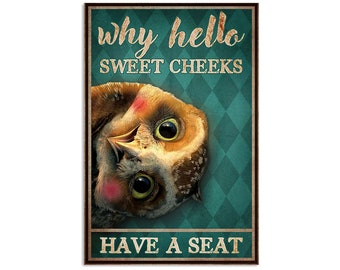 Owl Bathroom Decor - Etsy