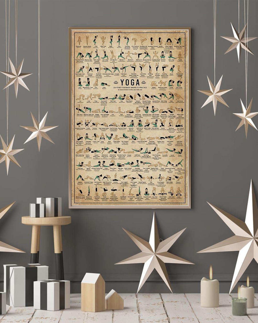 Yoga Poses for Your Body Poster, Yoga Poster, Yoga Knowledge, Yoga ...