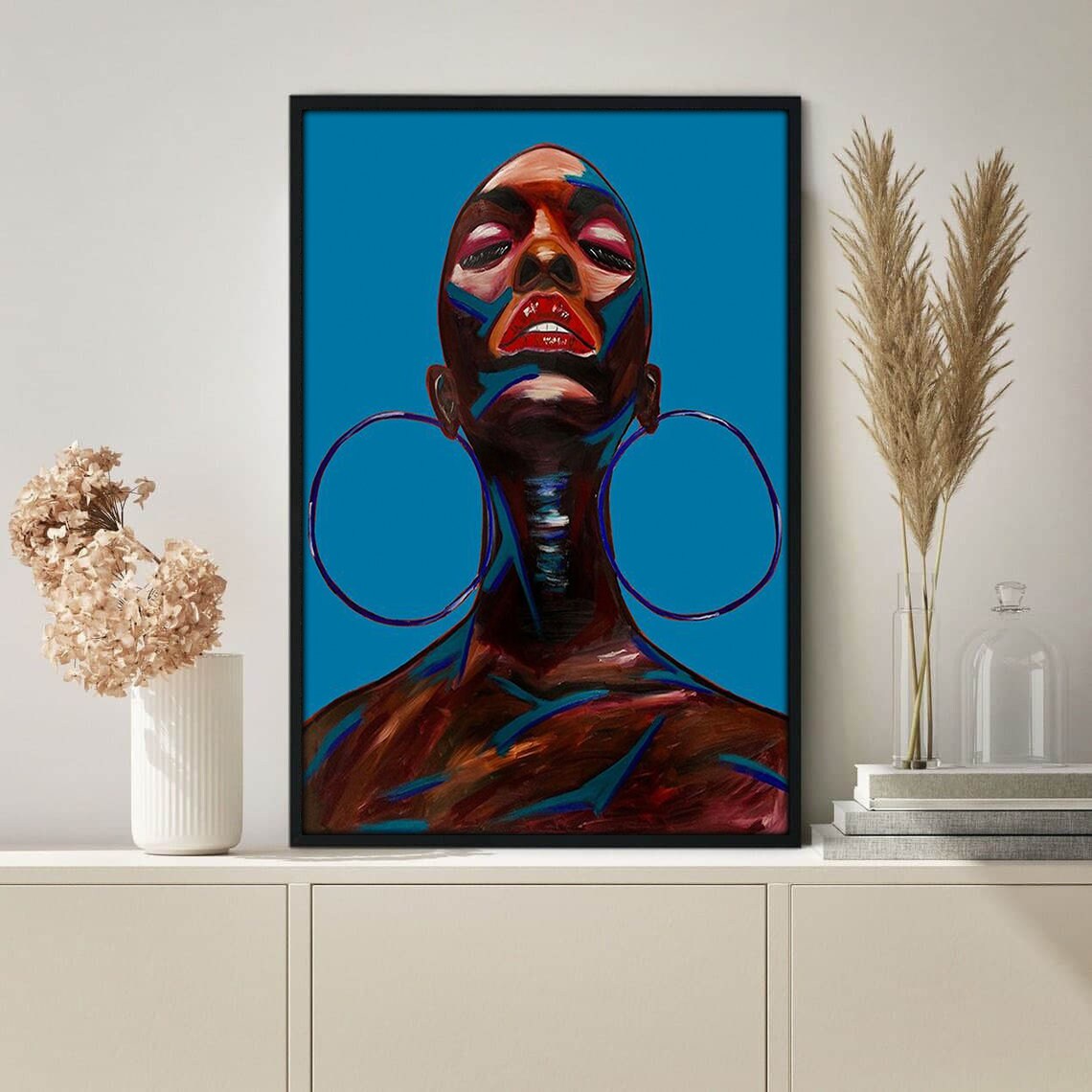 Colorful African American Poster Black Girl Poster African - Etsy