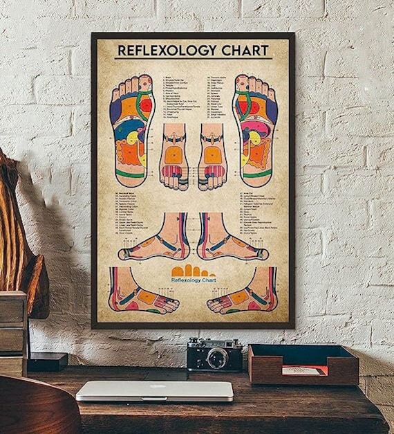 Massage Therapist Knowledge Foot Reflexology Chart The 3 Massages For