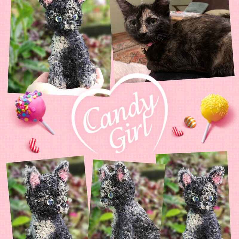 Tortoiseshell Cat Plush - Etsy