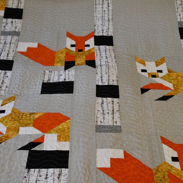 Fox Quilt - Etsy