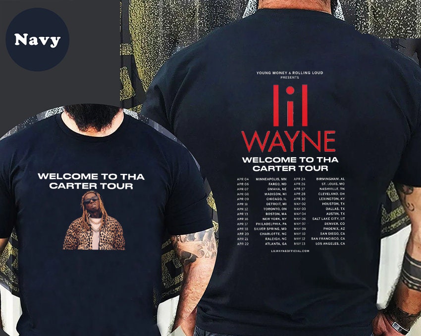 Lil Wayne Rapper 2023 Tour,Welcome To Tha Carter Tour Lil Wayne Shirt