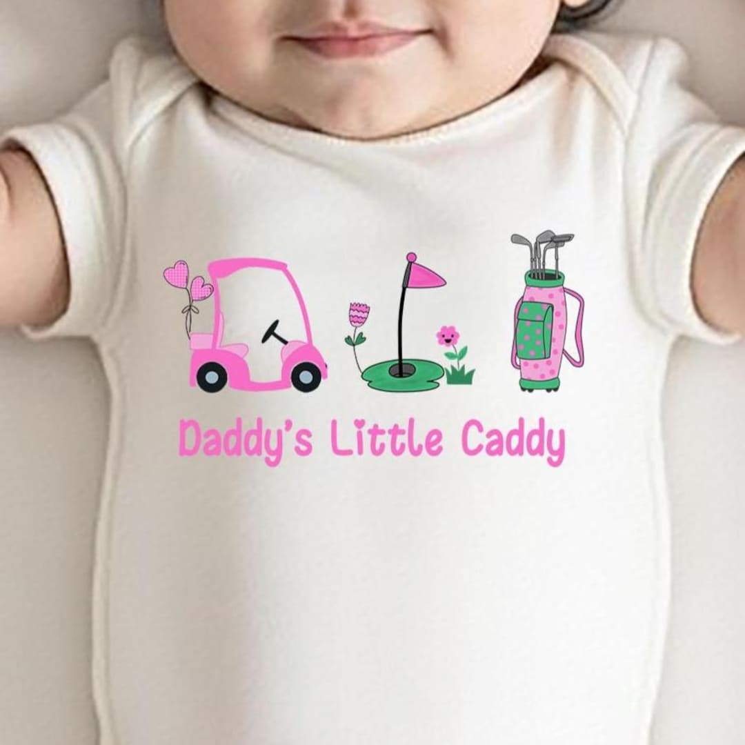 Daddy's Golfing Buddy Baby Outfit, Golf Baby Bodysuit, Daddy's Little ...