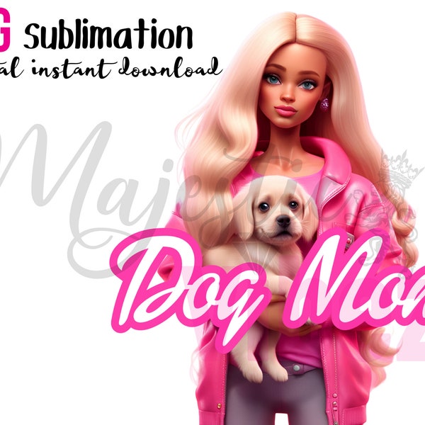 Barbie Dog Mom Svg - Etsy