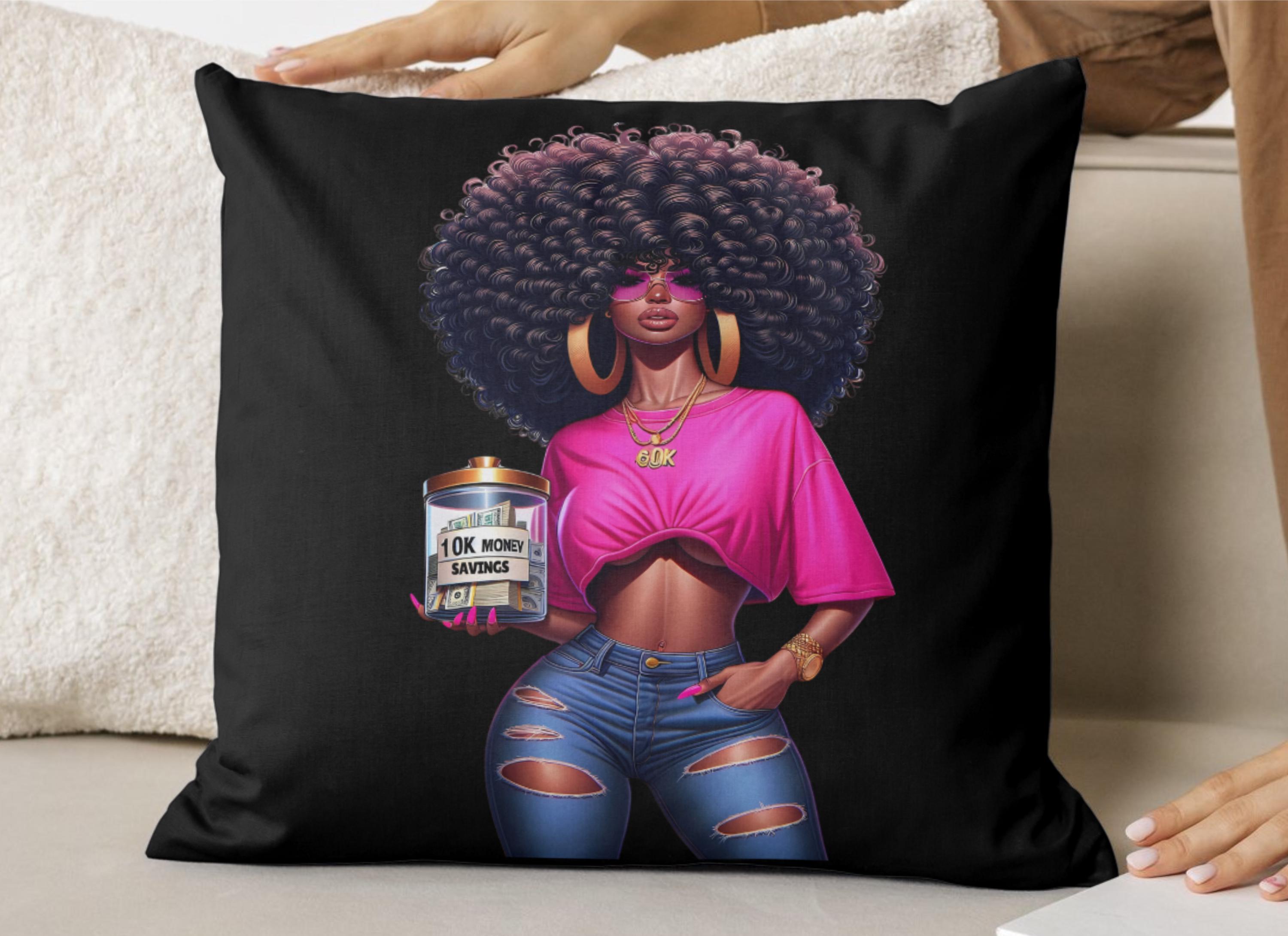 18 10K Smash Box Afro Girl PNG Bundle Hustler Girls Girl Boss Hustle ...