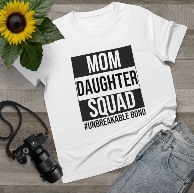 Mom Daughter Squad Svg Mom Son Squad Svg Unbreakable Bond Etsy
