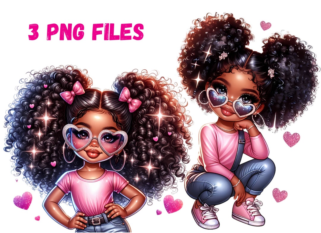 Cute Latina Little Girl Clipart Little Hispanic Girl PNG Spanish Young ...
