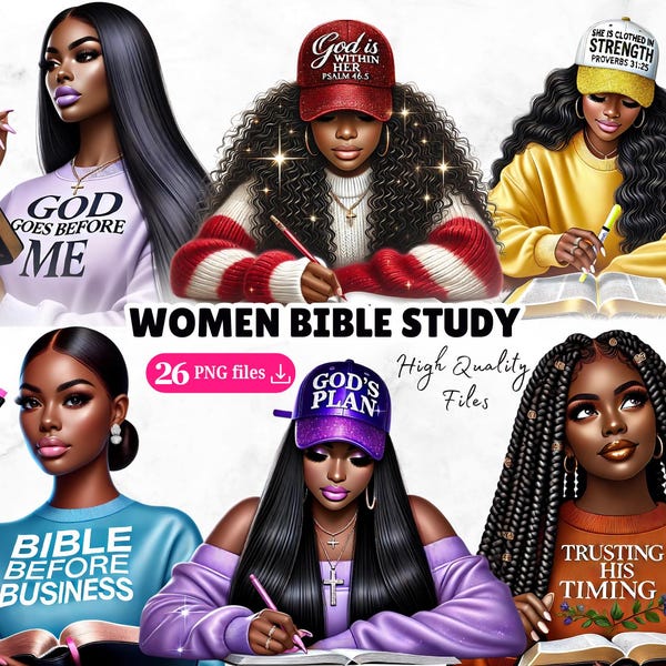 Christian Women Clipart - Etsy