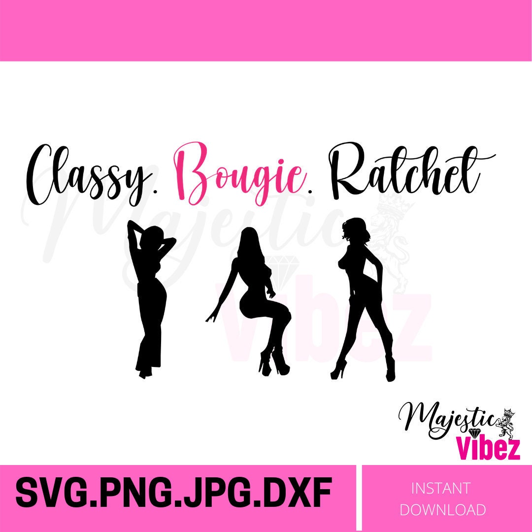 Classy Bougie Ratchet Svg From I'm a Savage Use for Cricut - Etsy Canada