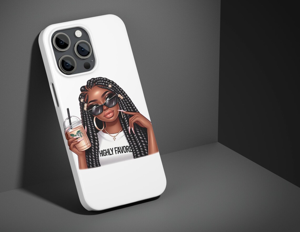Highly Favored PNG Black Girl Clipart African American Melanin Afro ...