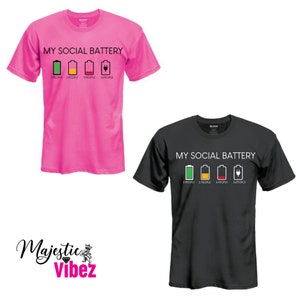 Battery SVG Social Battery, Funny Designs, Sayings, Quotes, for Shirts ...