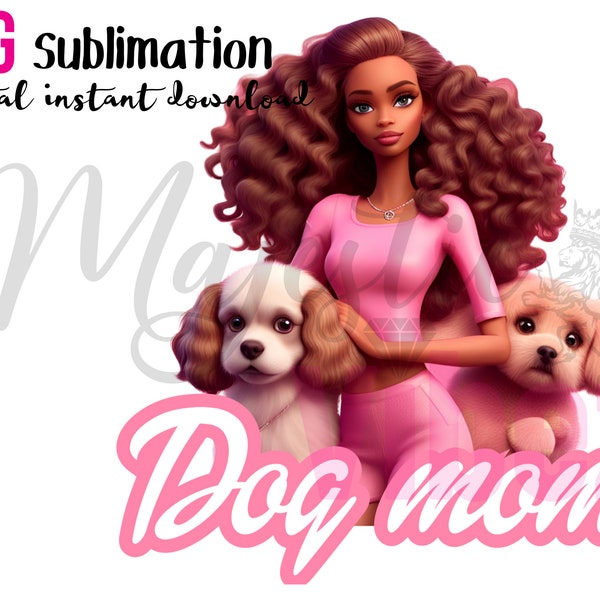 Barbie Dog Mom Svg - Etsy