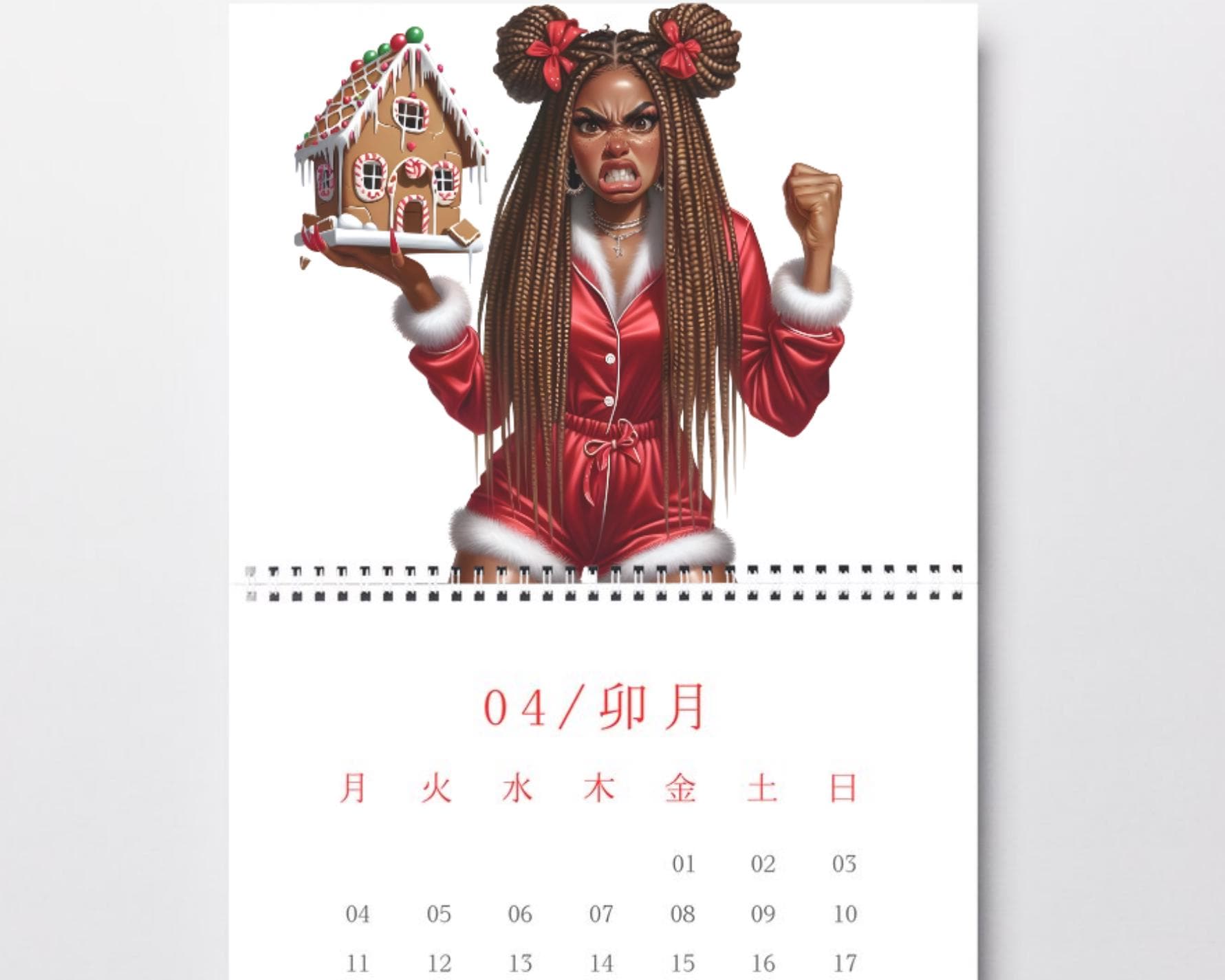 32 Sassy Black Girl Christmas Clipart Bundle PNG Holiday Attitude Funny ...