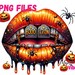 2 Halloween Lips Png Spooky Lips Clip Art Scary Spider Pumpkins Fall ...