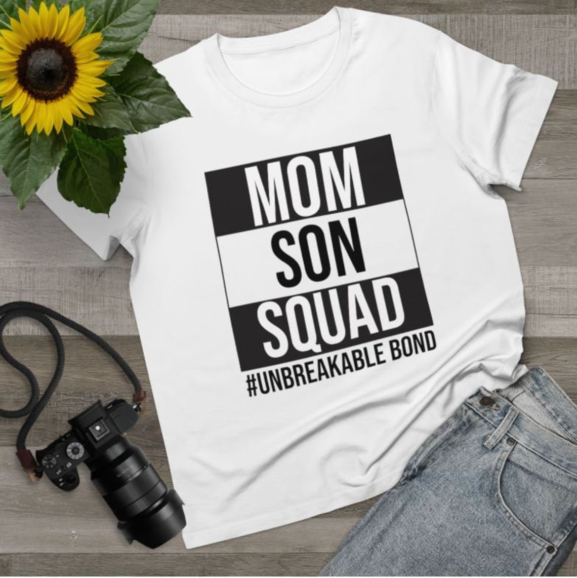 Mom Daughter Squad Svg Mom Son Squad Svg Unbreakable Bond Etsy