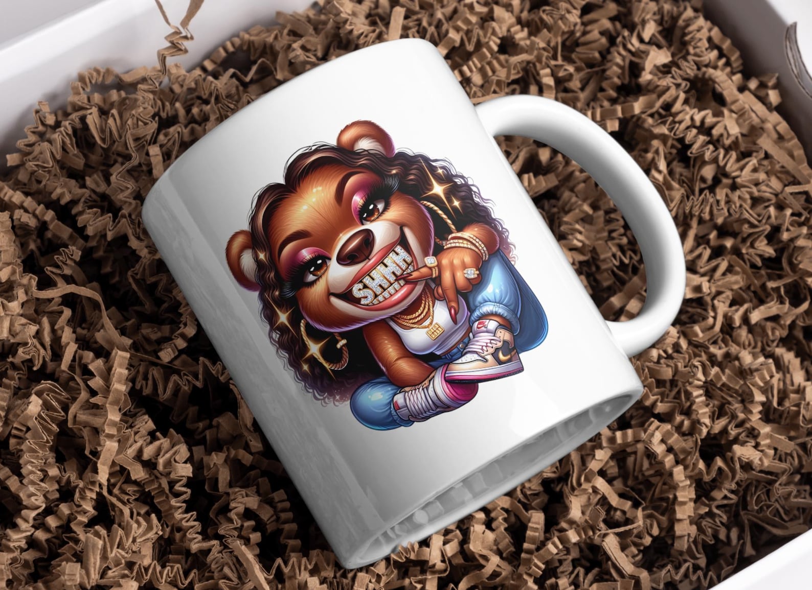 Hip Hop Bear PNG Shhh Be Quiet Png Funny Bear Clip Art for Shirts ...