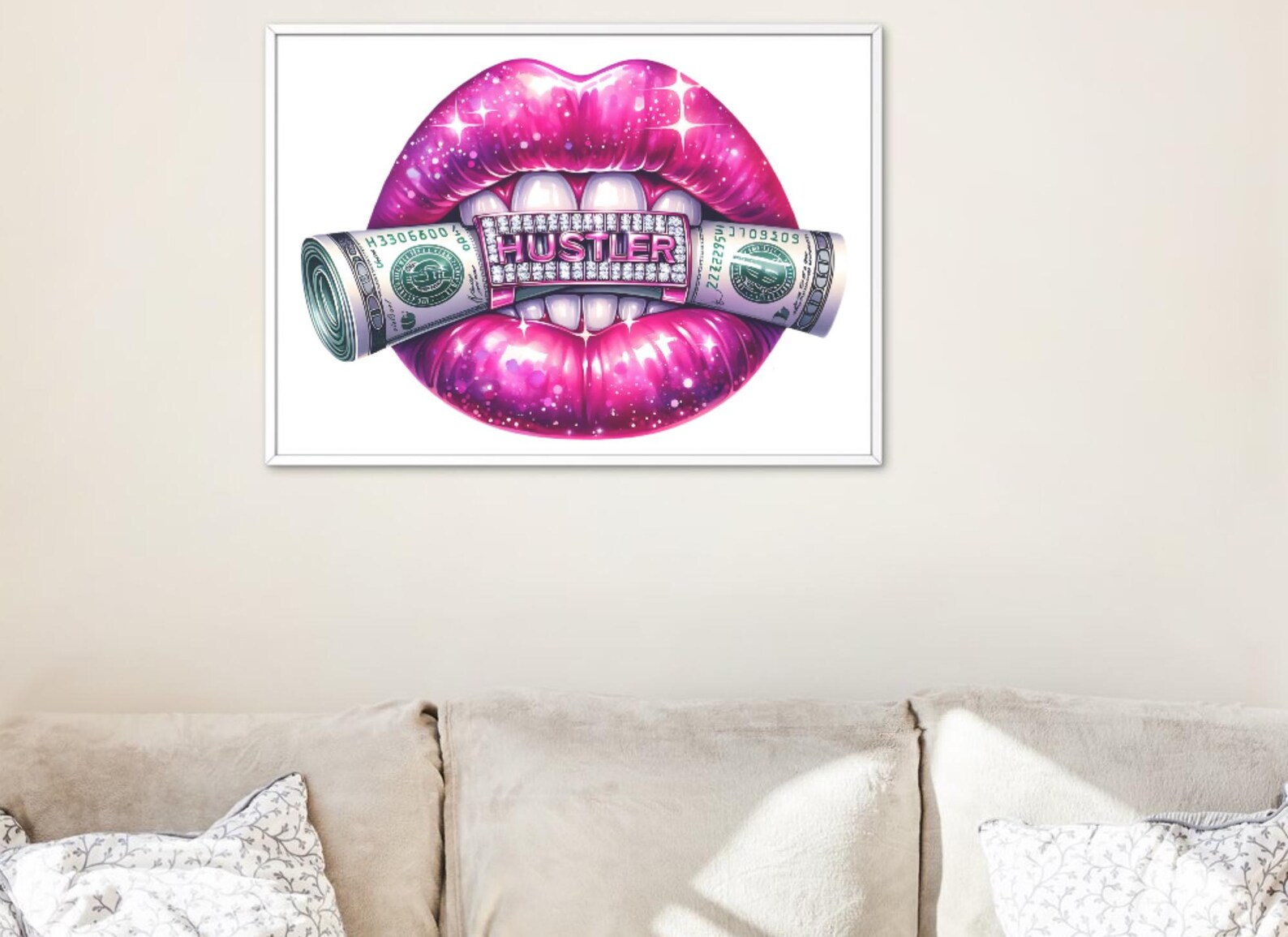 100 Dollar Bill Lips PNG Money Lips Bank Roll Clip Art Dollar Bill Lips ...