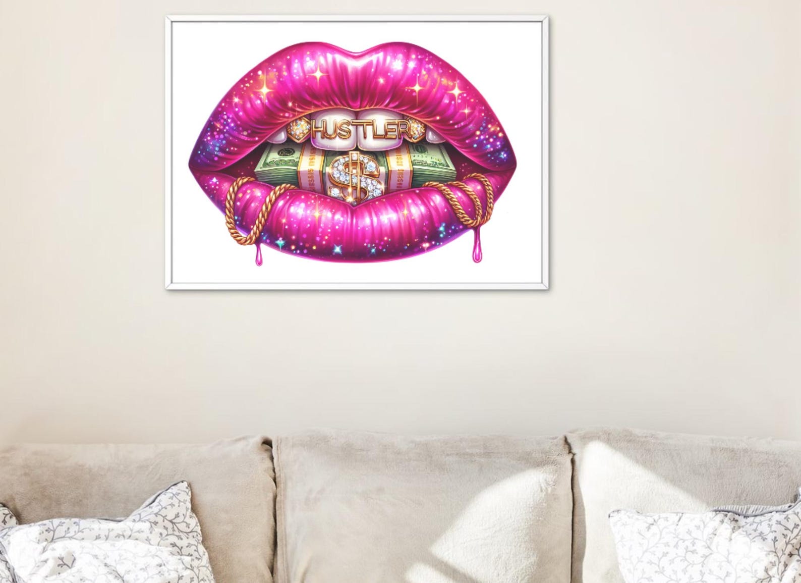 100 Dollar Bill Lips PNG Money Lips Bank Roll Clip Art Dollar Bill Lips ...
