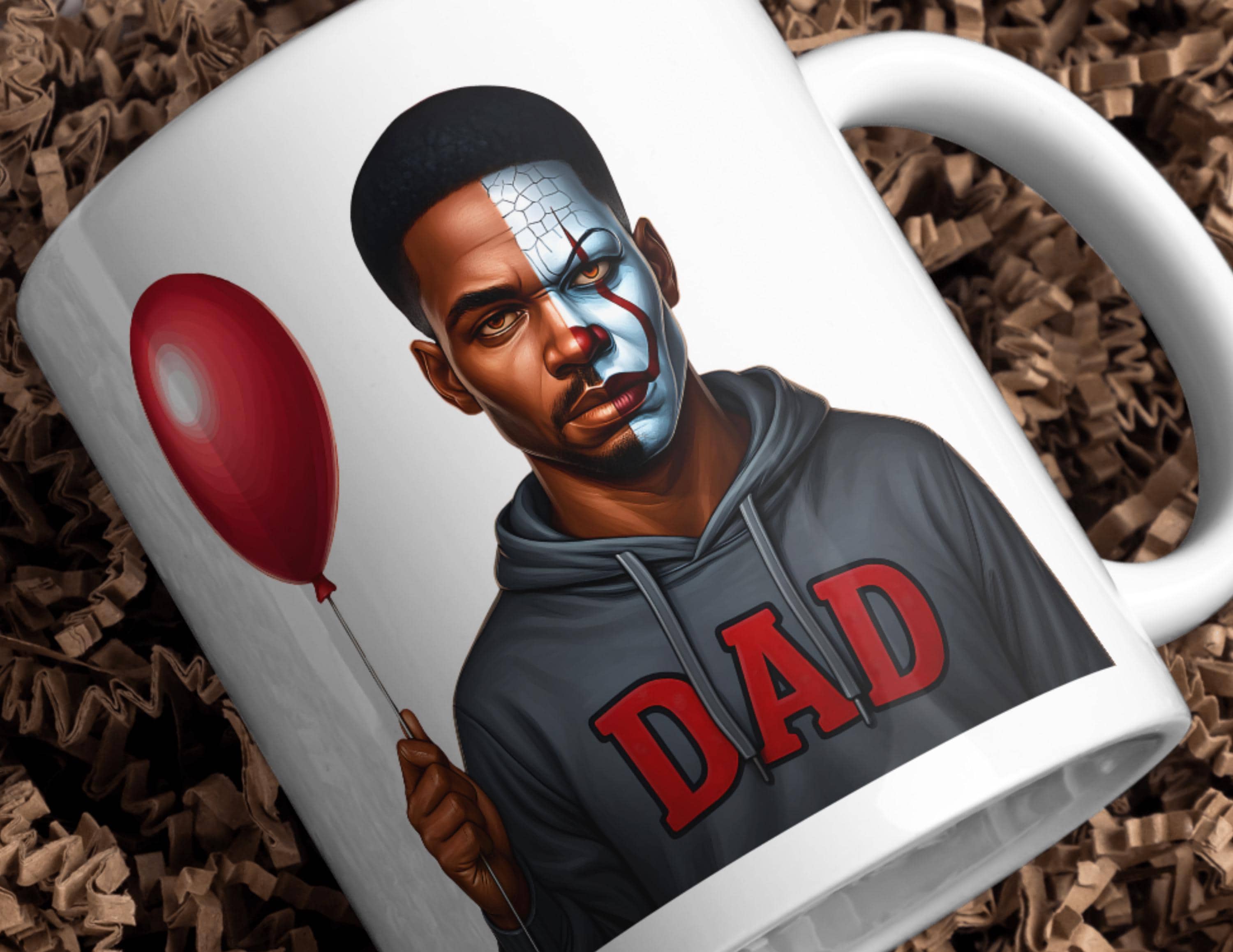 9 Black Horror Dad Halloween PNG Bundle African American Men ...