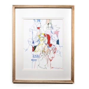 NYC Union Square Prismacolor Drawing – New York City Skyline Art Print ...