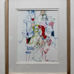NYC Union Square Prismacolor Drawing – New York City Skyline Art Print ...