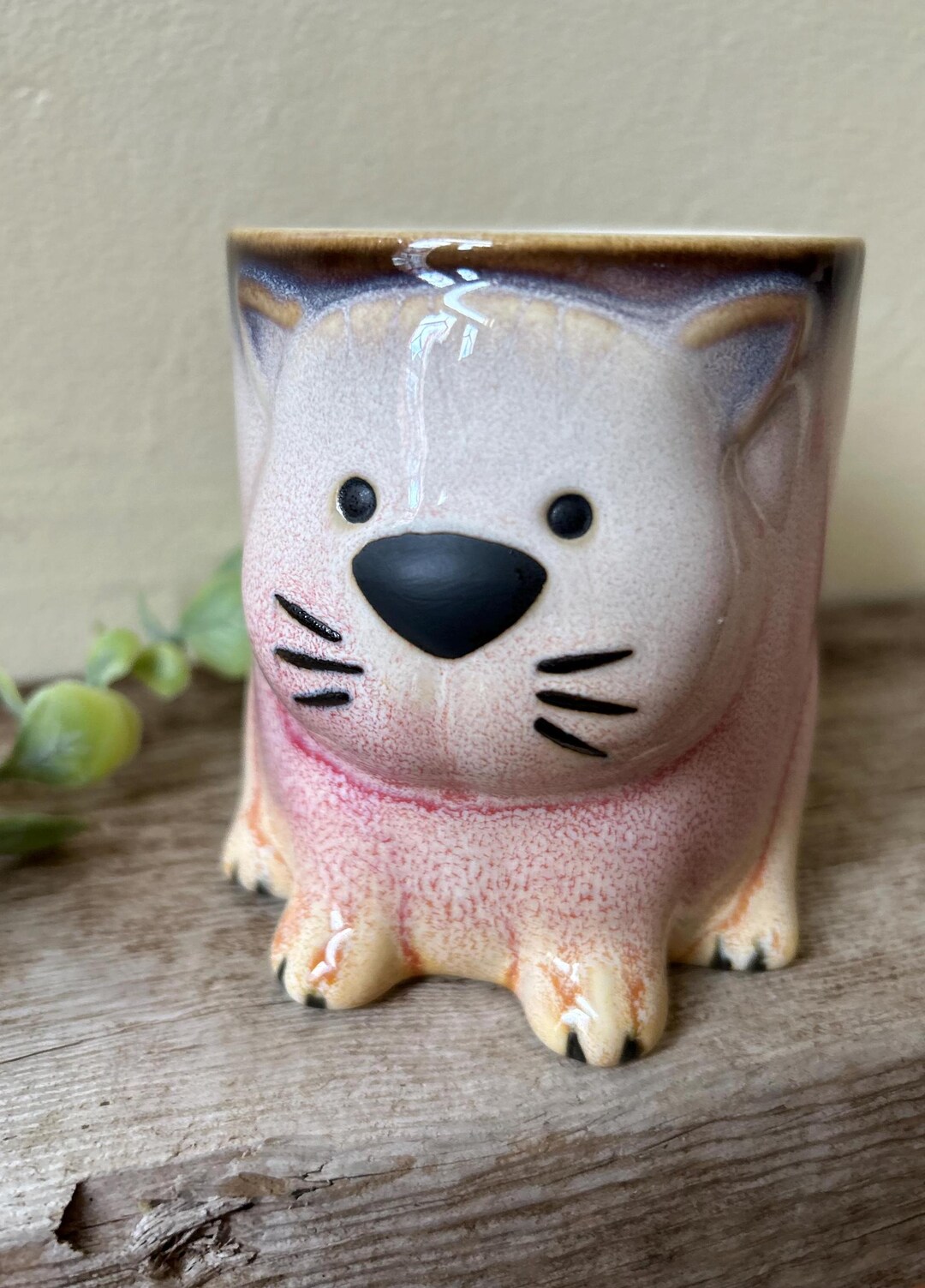 3D Cat Mug: Whimsical Ceramic Animal Cup - Etsy