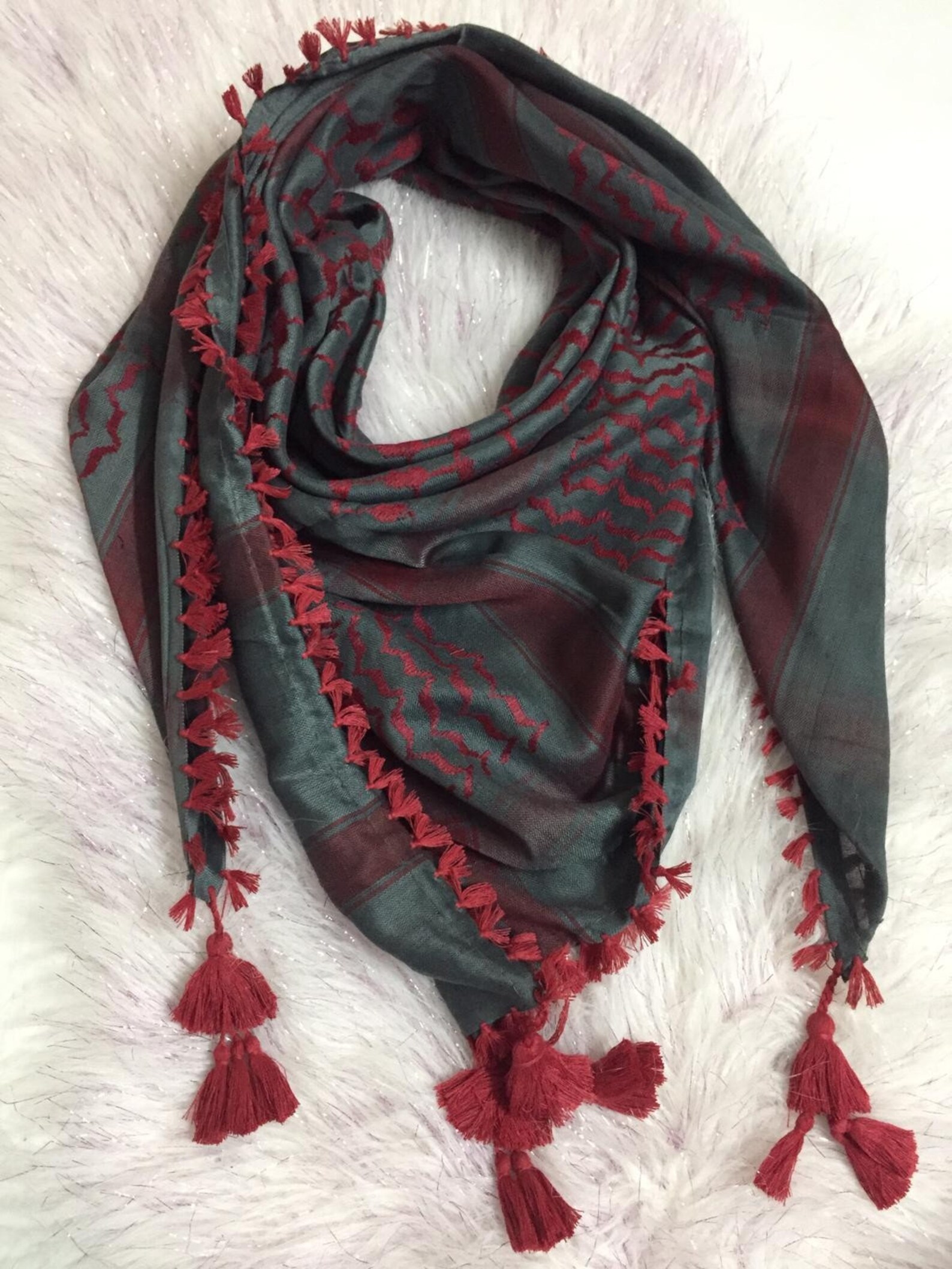 Keffiyeh 1 Keffiyeh Arafat Shemagh Keffiyeh Made of cotton | Etsy